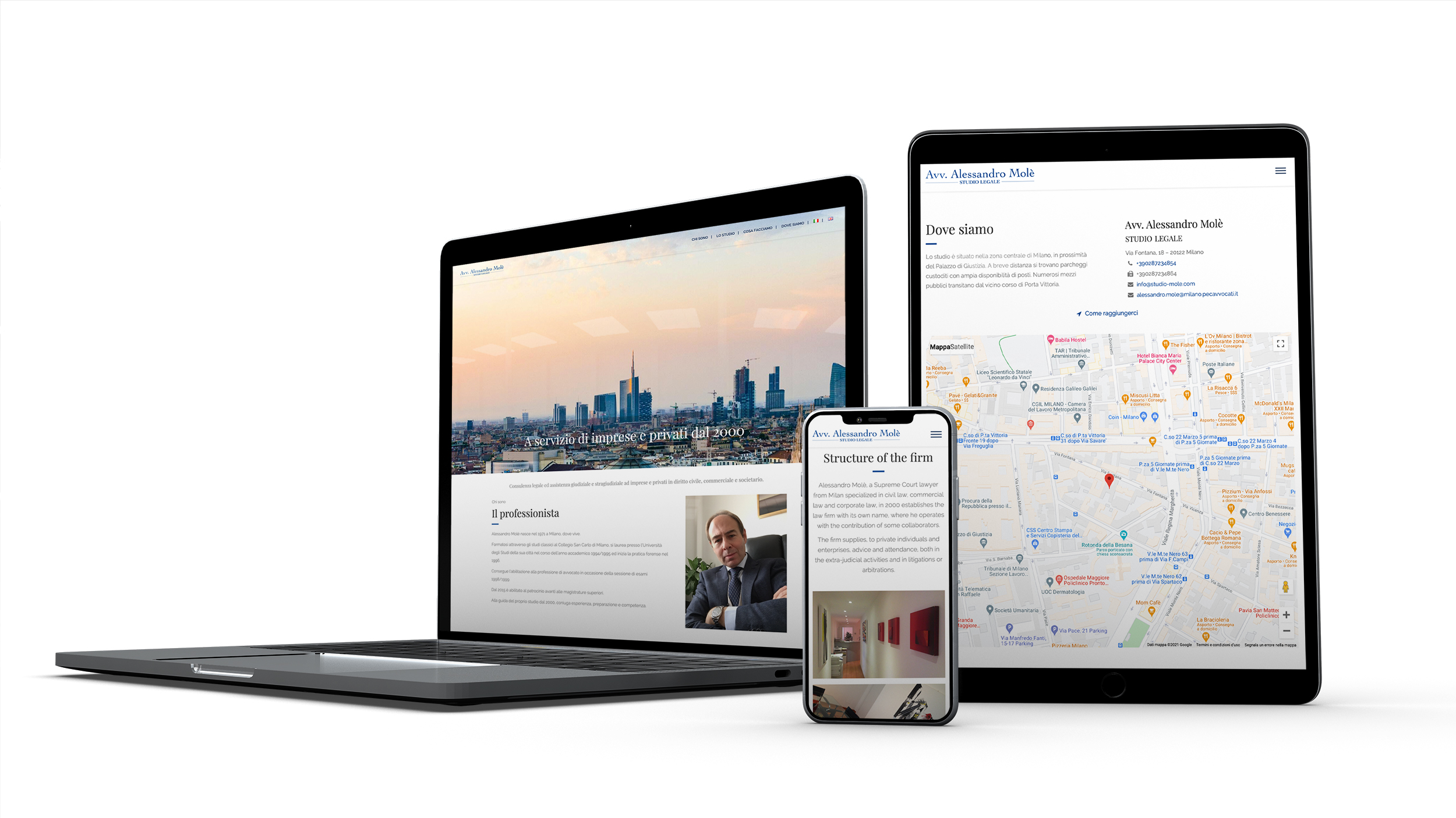 Offerta sito internet per avvocati e per studi legali - Ecosfera.tech
